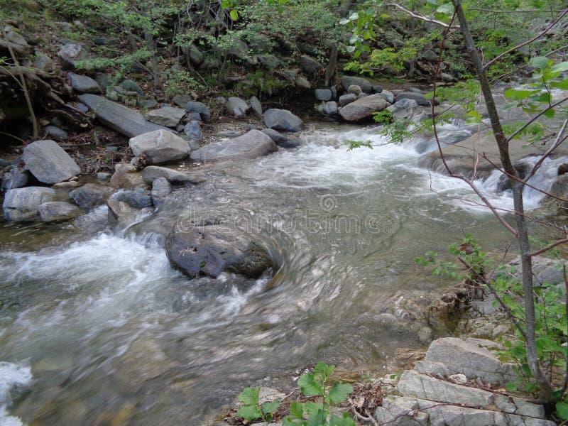 Creek stream view stock image. Image of mountain, appalacian - 129780967