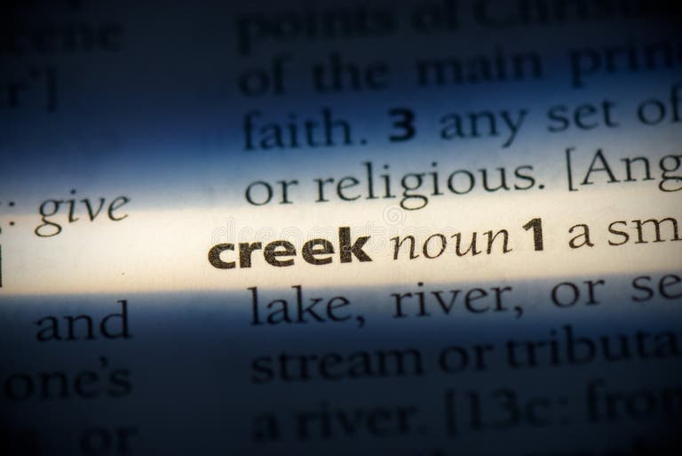 Creek stock photo. Image of page, highlight, isolated - 161577408
