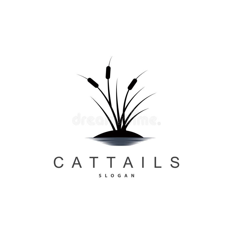 Creeks and Cattails River Logo, Grass Design Simple Minimalist ...