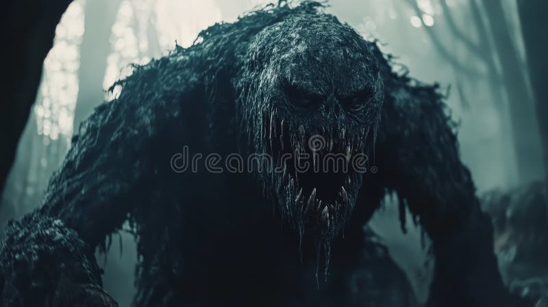 The Creeper from the Woods stock illustration. Illustration of dark ...