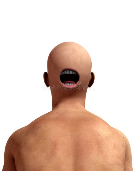 Creepy Back of Head stock photo. Image of nightmare, head - 6974044