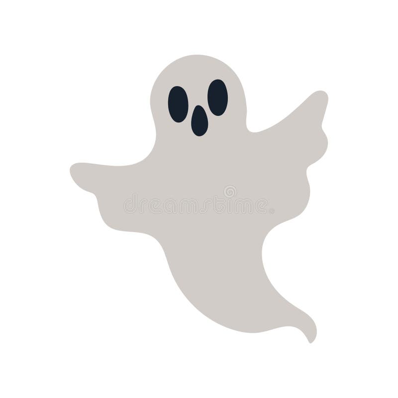Creepy ghost design stock vector. Illustration of design - 256296633