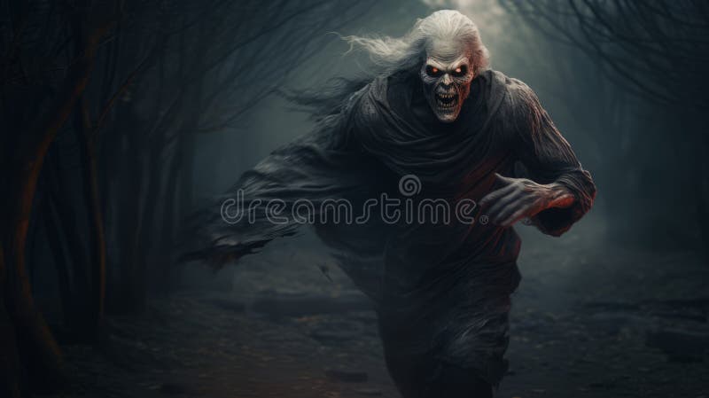 Intense Movement: Detailed Skeleton Illustration in Deathcore Style ...