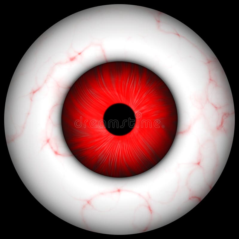 Creepy Halloween eye stock illustration. Illustration of abstract - 6978325