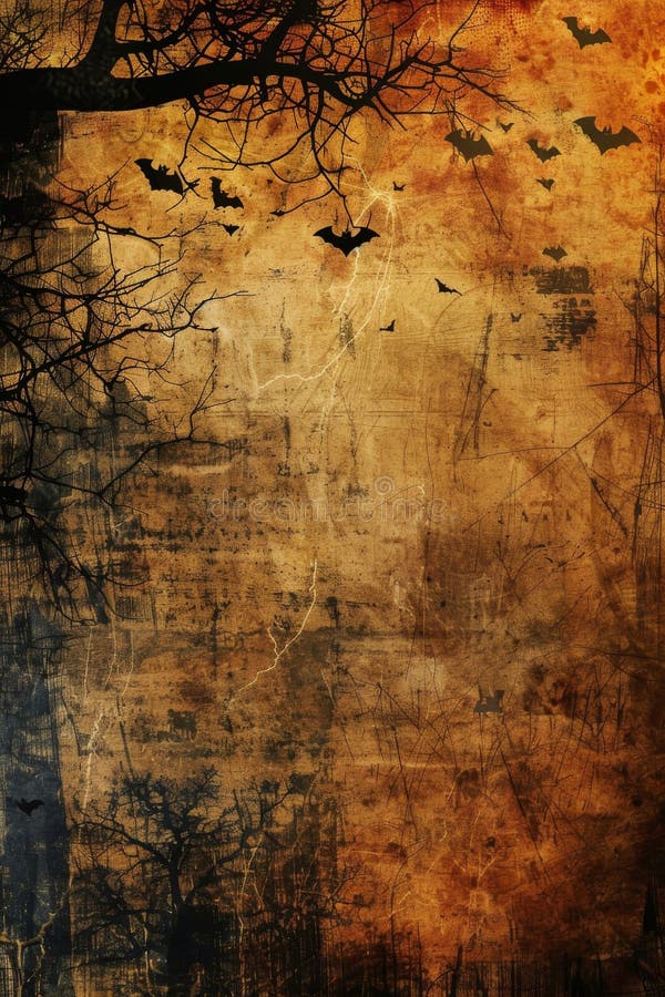Creepy Halloween Texture Background Stock Illustration - Illustration ...