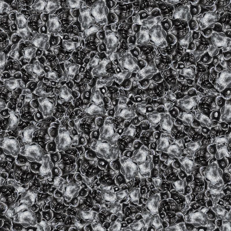 Creepy Head Mask Motif Random Pattern Stock Photo - Image of random ...