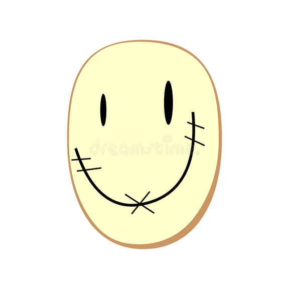 Unknown face smile stock vector. Illustration of scream - 109528788