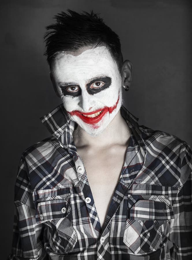 Evil joker laugh stock photo. Image of masquerade, joker - 48601820