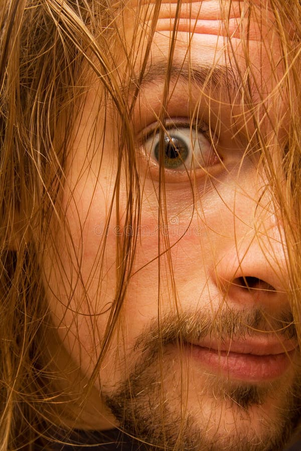 Creepy looking young man stock image. Image of people - 3738937