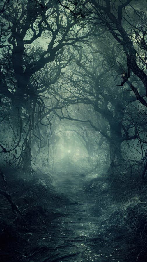 Creepy Nightmares. Scary Backgrounds Concept Stock Photo - Image of ...