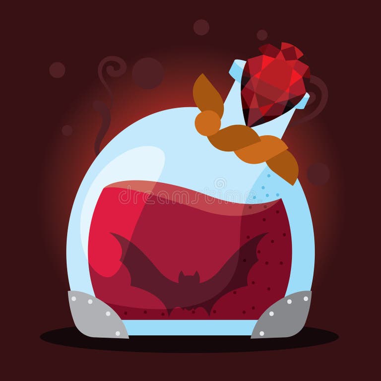 Creepy Potion Bottle Stock Illustrations – 832 Creepy Potion Bottle ...