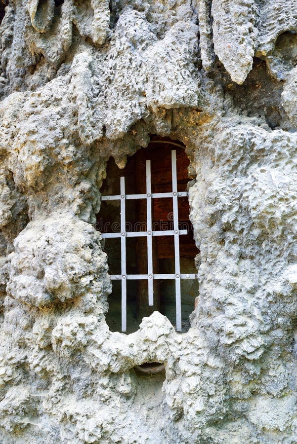 Creepy Window at Wallenstein Palace Stock Photo - Image of garden ...