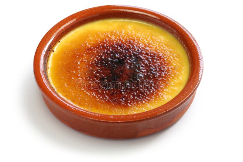 Crema catalana stock image. Image of clay, brule, gourmet - 42110573