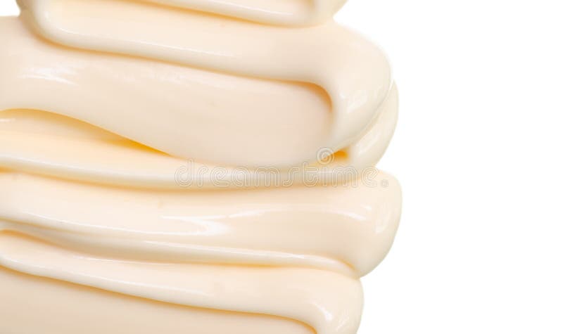 Crema De La Macro De La Mayonesa Foto de archivo - Imagen de conjunto ...