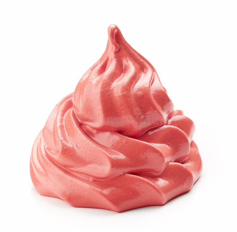 Crema rosa batida imagen de archivo. Imagen de delicioso - 247689145