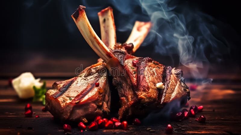 Cremallera De Cordero Tierno Y Delicioso Cocinado Al Estilo Del Medio ... Cremallera De Cordero Tierno Y Delicioso Cocinado Al Estilo Del Medio ...