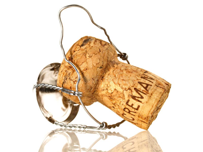 Cremant Cork on White Background Editorial Photo - Image of german ...