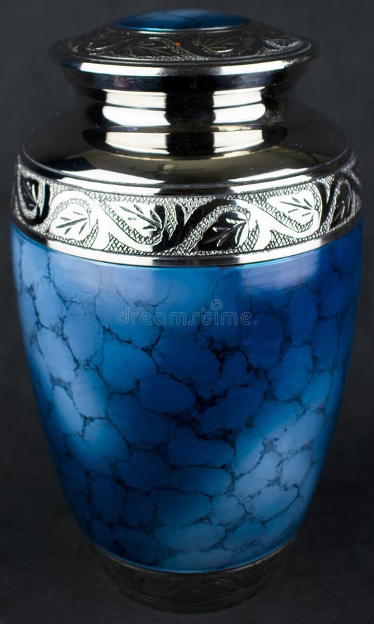 Cremation Ashes Funeral Urn Stock Photo - Image of loss, cremation ...