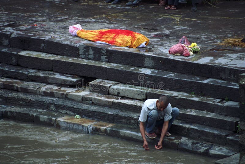 On a Cremation in Nepal editorial image. Image of countries - 40267620