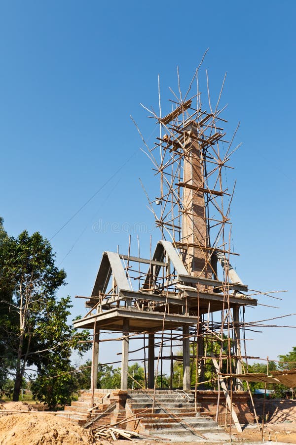 Building Of The Crematory And Funeral Home Stock Image - Image of home ...