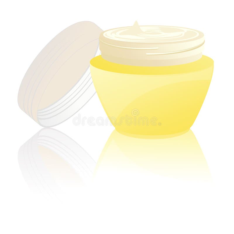 Creme stock vector. Illustration of design, bottle, healthcare - 8499942