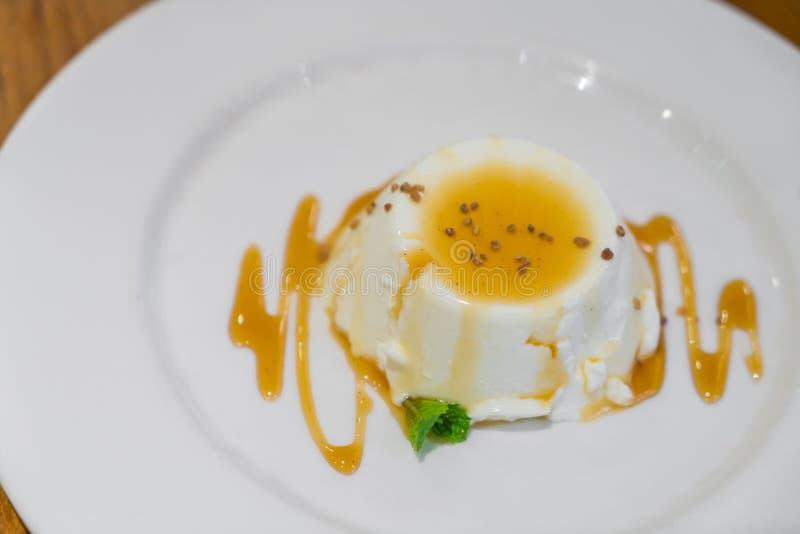 Creme Caramel Pudding, Delicious Dessert . Stock Image - Image of ...