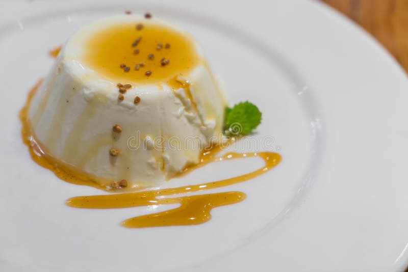 Creme Caramel Pudding, Delicious Dessert . Stock Photo - Image of ...