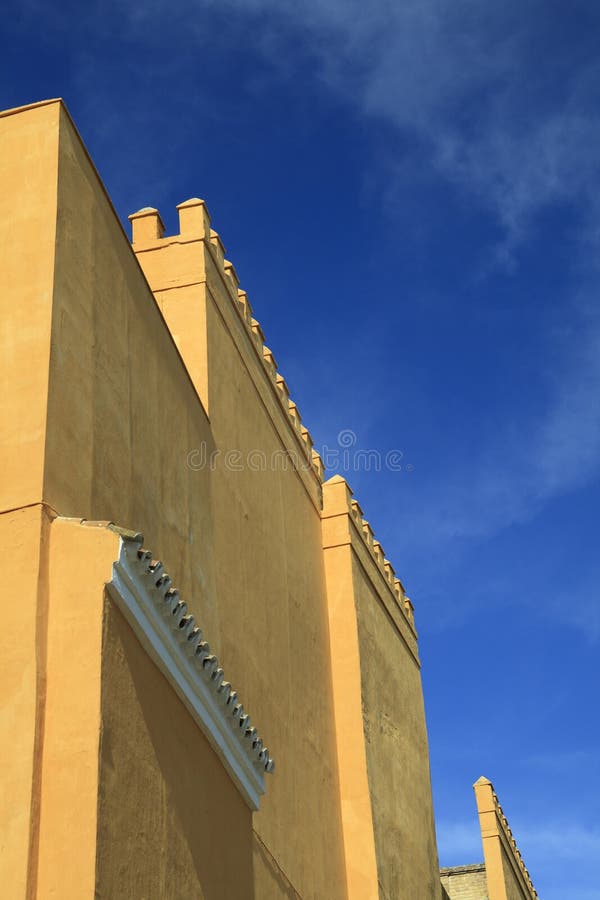 Crenels Alcazar stock photo. Image of alcazar, castle - 28710506