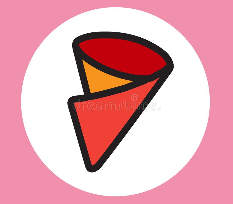 Crepe Icon Design stock illustration. Illustration of card - 81259571