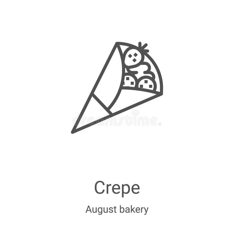 Crepe Icon Design with Love Stock Illustration - Illustration of ...