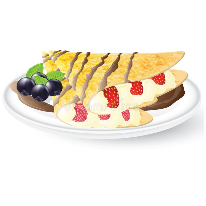 Crepe. Vector Illustration Decorative Design Stock Vector ...