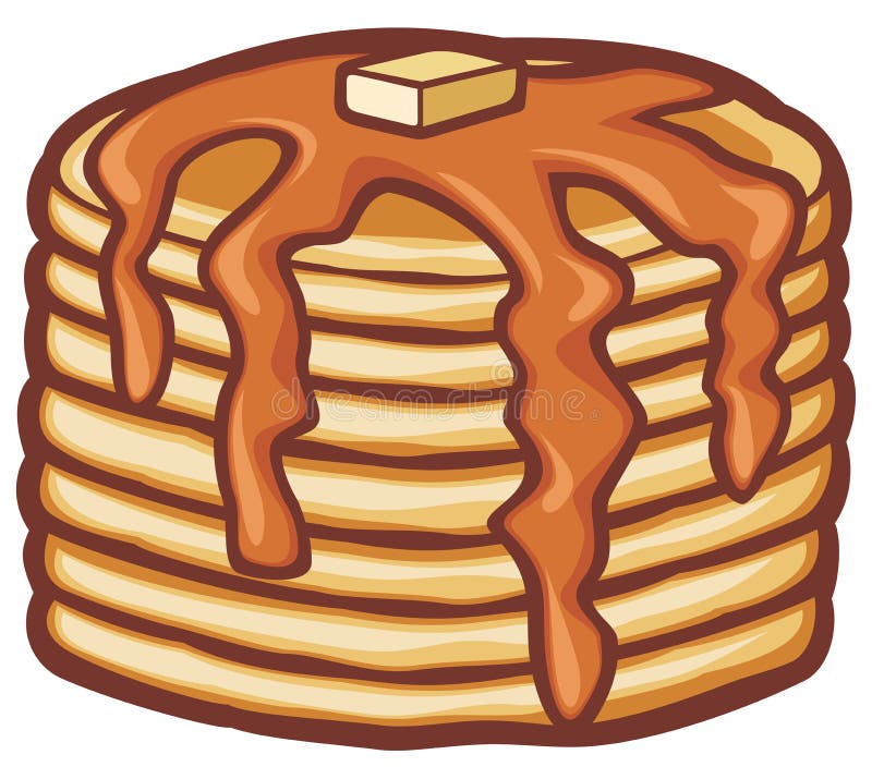 Panqueques conjunto emoji ilustración del vector. Ilustración de ...