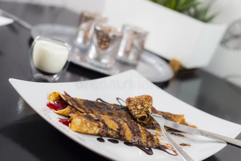 Crepes luxury stock image. Image of goods, crepe, colorful - 69571081