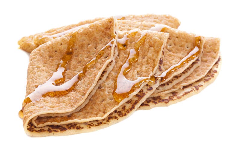 Crepes with Maple Syrup stock image. Image of pancakes - 25634515