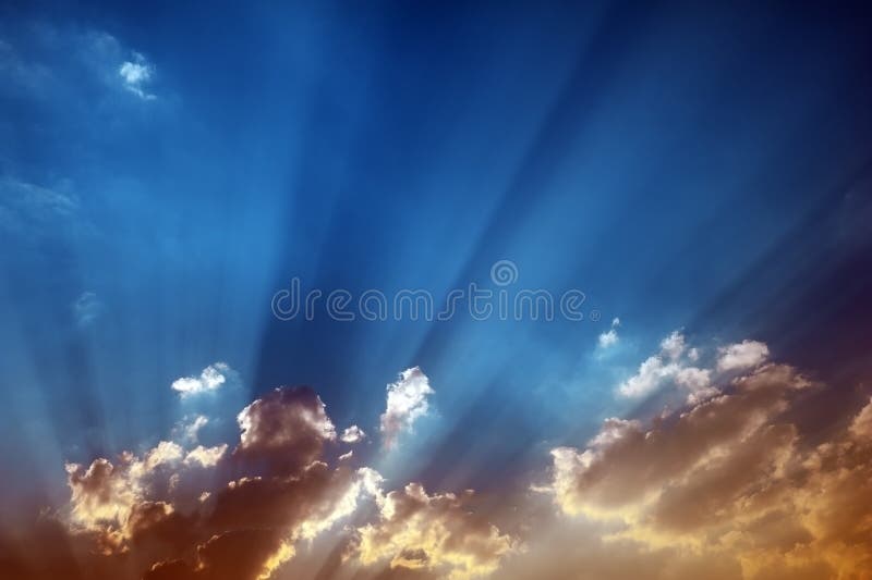 Crepuscular Rays stock photo. Image of hybrid, heaven - 20533598