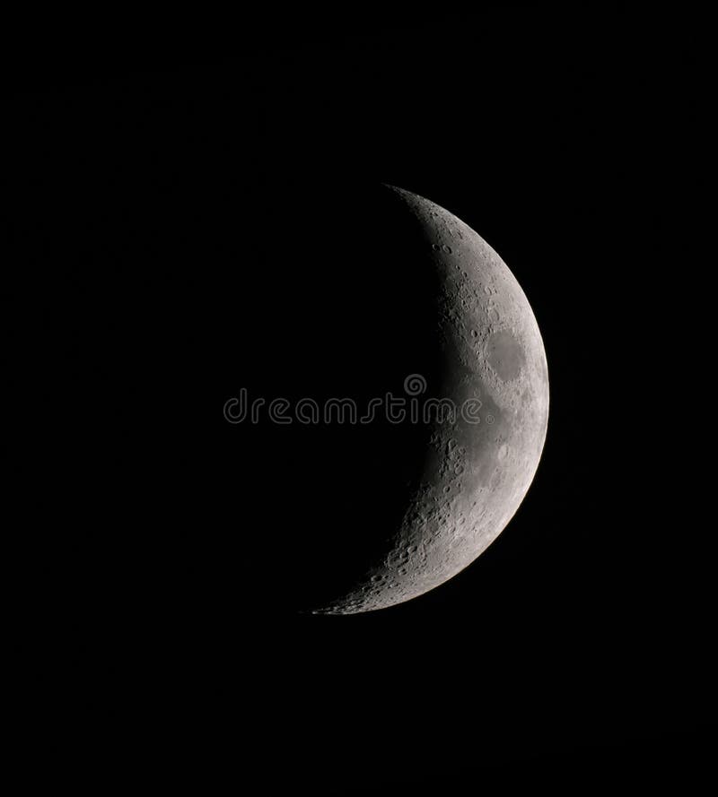 Crescent stock photo. Image of moon, crescent, space, orbit - 4492026