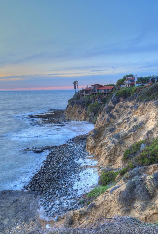 Crescent Bay Point Park Sunset Stock Image - Image of beach, clouds ...
