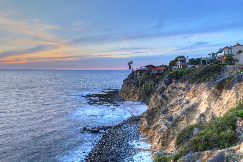 Crescent Bay Point Park Sunset Stock Image - Image of united, view ...