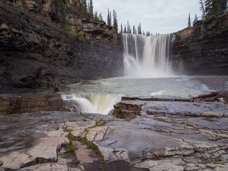 Crescent falls Alberta stock photo. Image of rapid, peter - 251182988