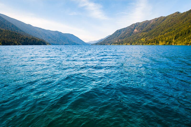 Lake Crescent, Olympic National Park, Washington Stock Photo - Image of ...