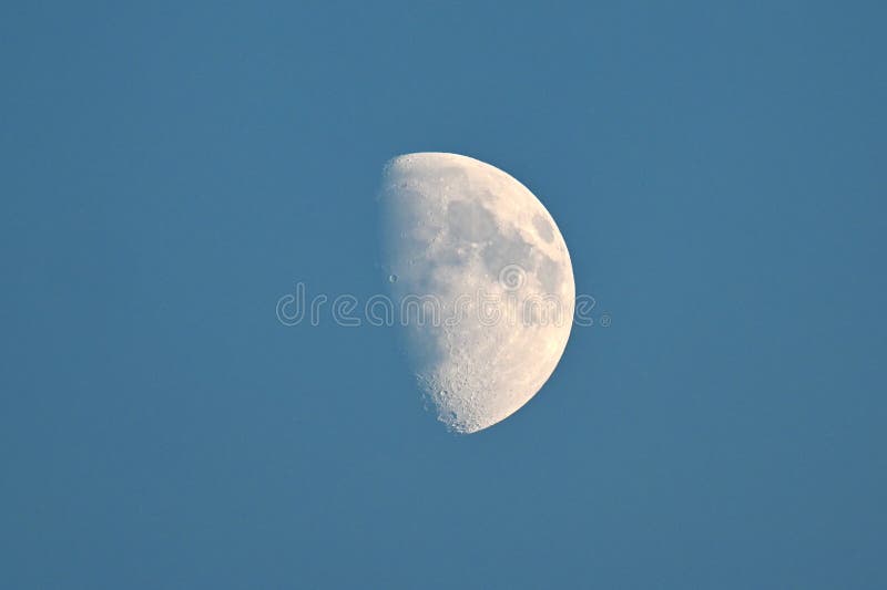 Crescent moon above river stock image. Image of light - 208524131