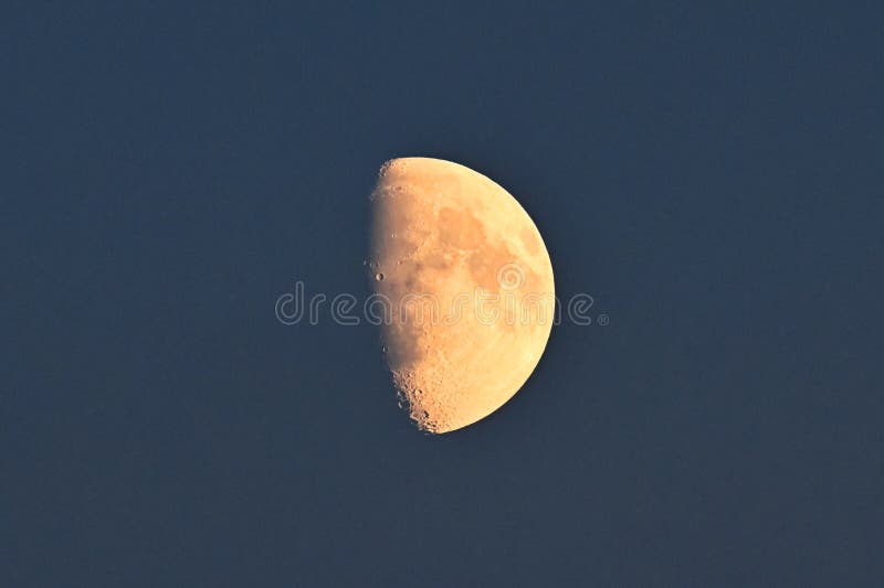 Crescent moon above river stock image. Image of light - 208524131