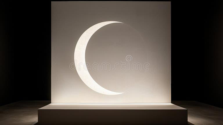 Crescent Moon stock photo. Image of piece, elegant, rectangular - 388602468