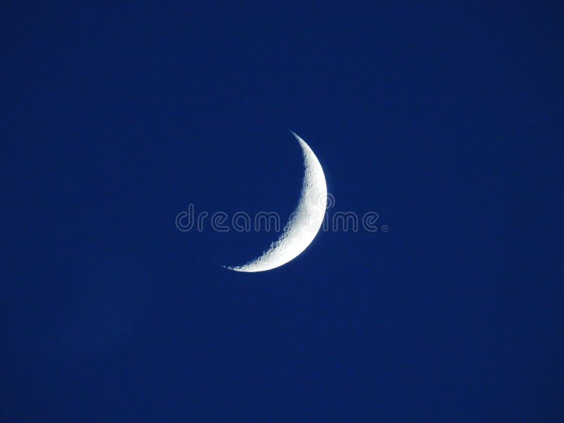 Crescent moon June 2024 stock photo. Image of fullmoon - 324293298