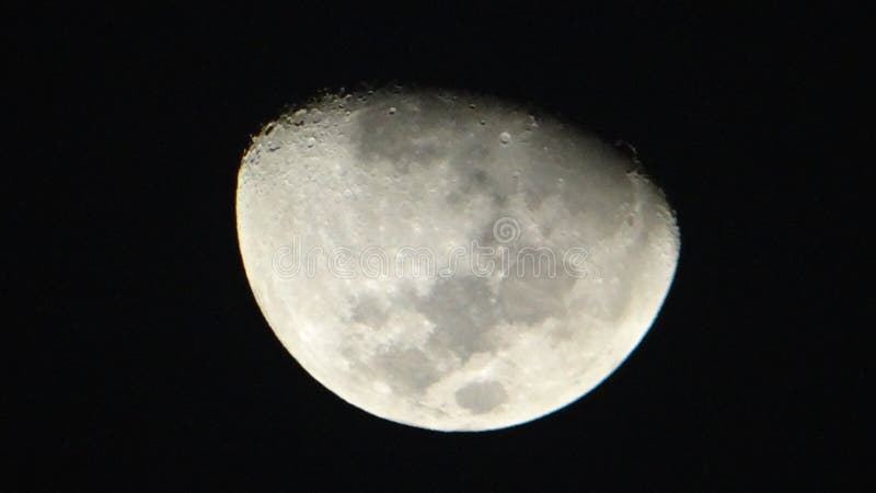 Crescent Moon Seen Up Close. Stock Image - Image of moon, close: 227908847