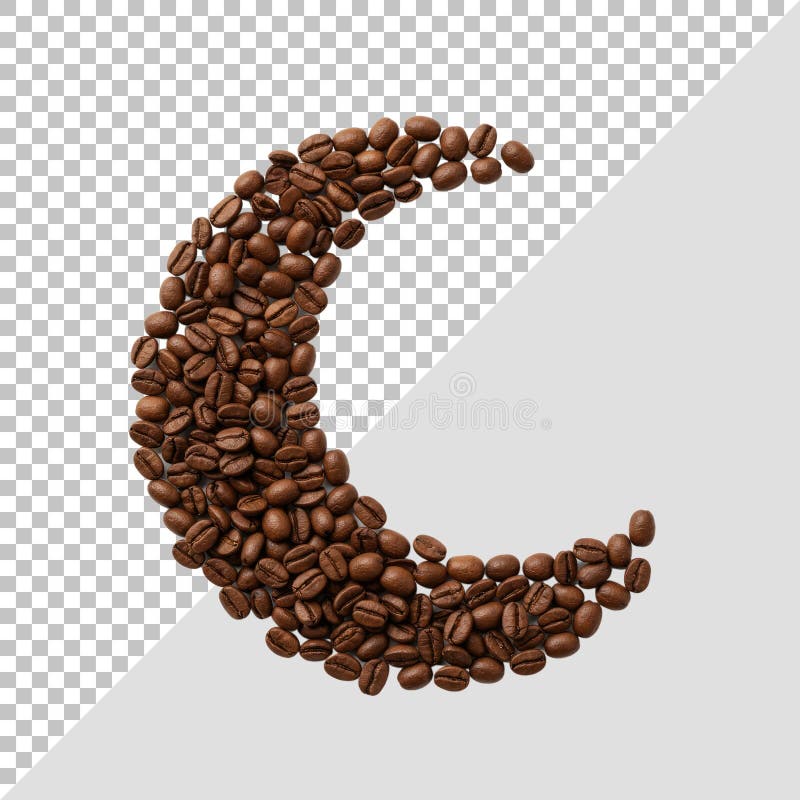 Crescent Moon Shaped Coffee Beans HighResolution Image for Coffee ...