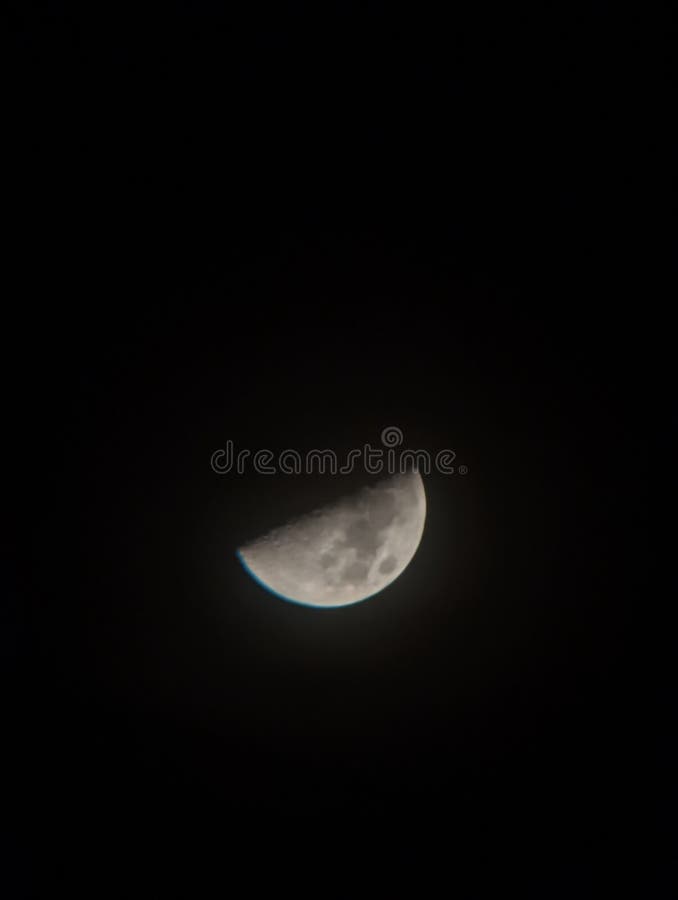 The Crescent Moon Shines at Night?? Stock Photo - Image of 23117 ...