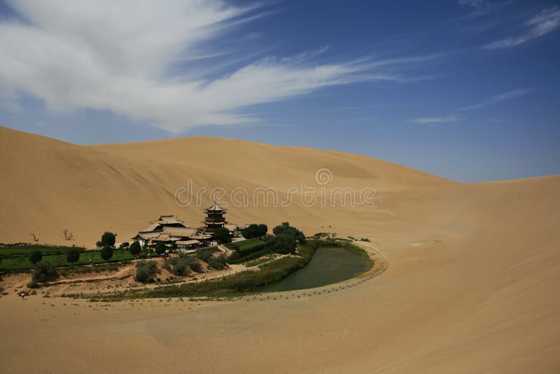 Crescent Moon Spring. stock image. Image of natural, beautiful - 18061213