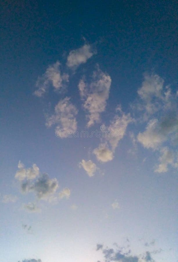 Crescent Moon, Very Small Size Moon Stock Photo - Image of crater ...