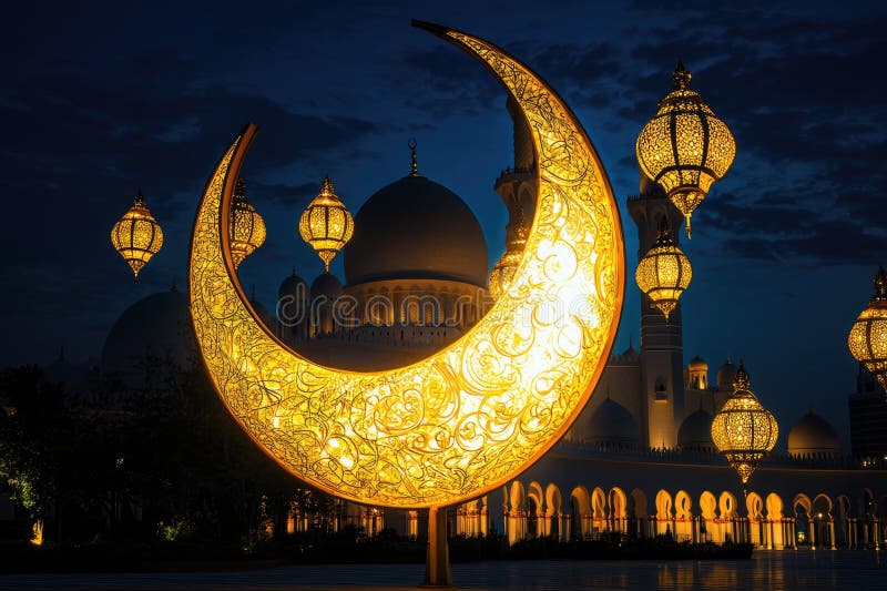 Crescent Sculpture Building Front Stock Photo - Image of exterior ...